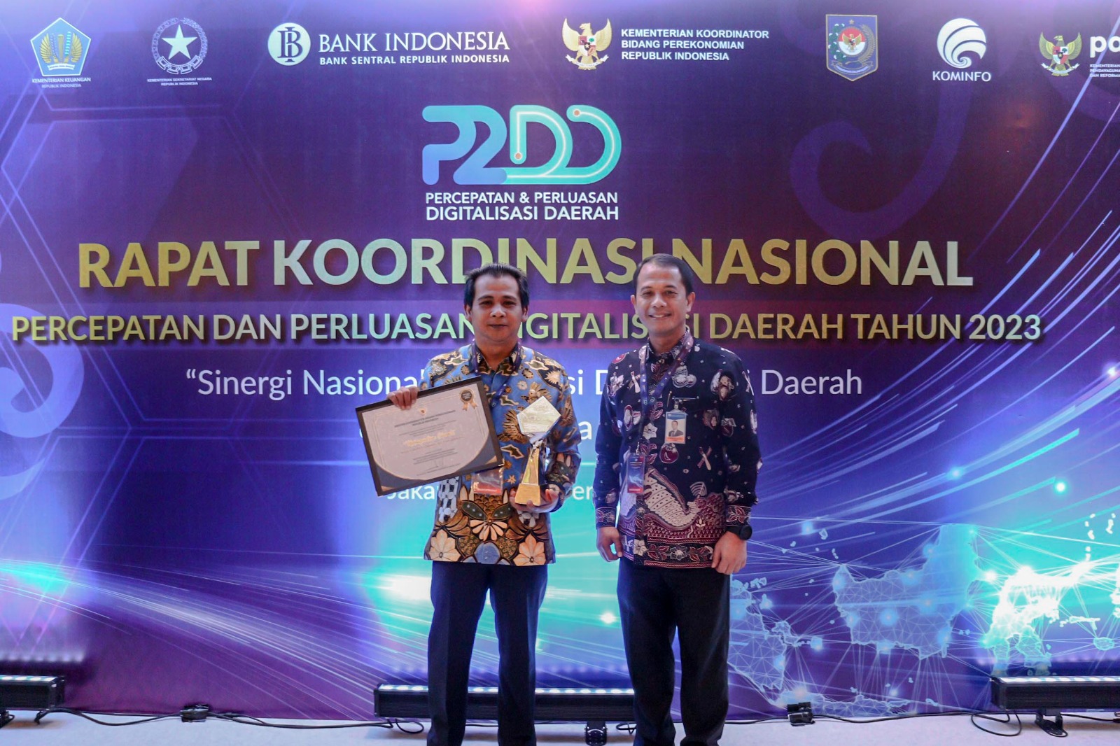Ciamis Meraih Penghargaan TP2DD Kabupaten Terbaik Wilayah Jawa-Bali Tahun